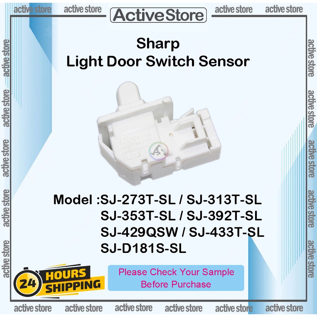 Sharp Refrigerator Light Door Switch Sensor SJ-273T-SL SJ-313T-SL SJ ...