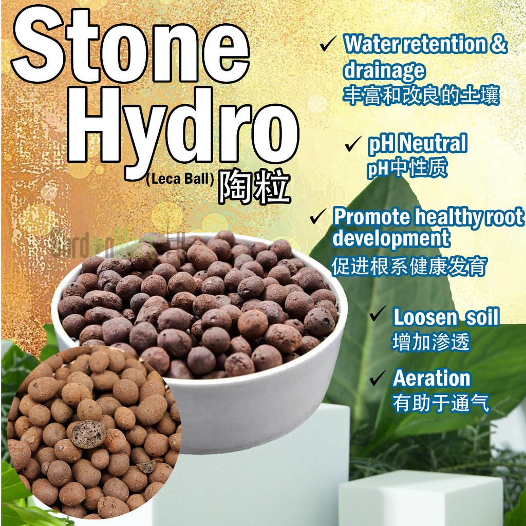 G4U 1KG Clay Pebbles 10-15MM HydroStone Hydrokorrels Leca Ball For ...