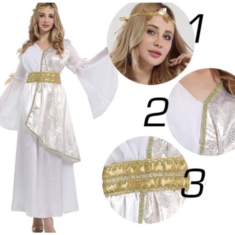 [ jojokids ] W-0249 | Goddess Greek costume | Dewi Greek Roman clothes ...