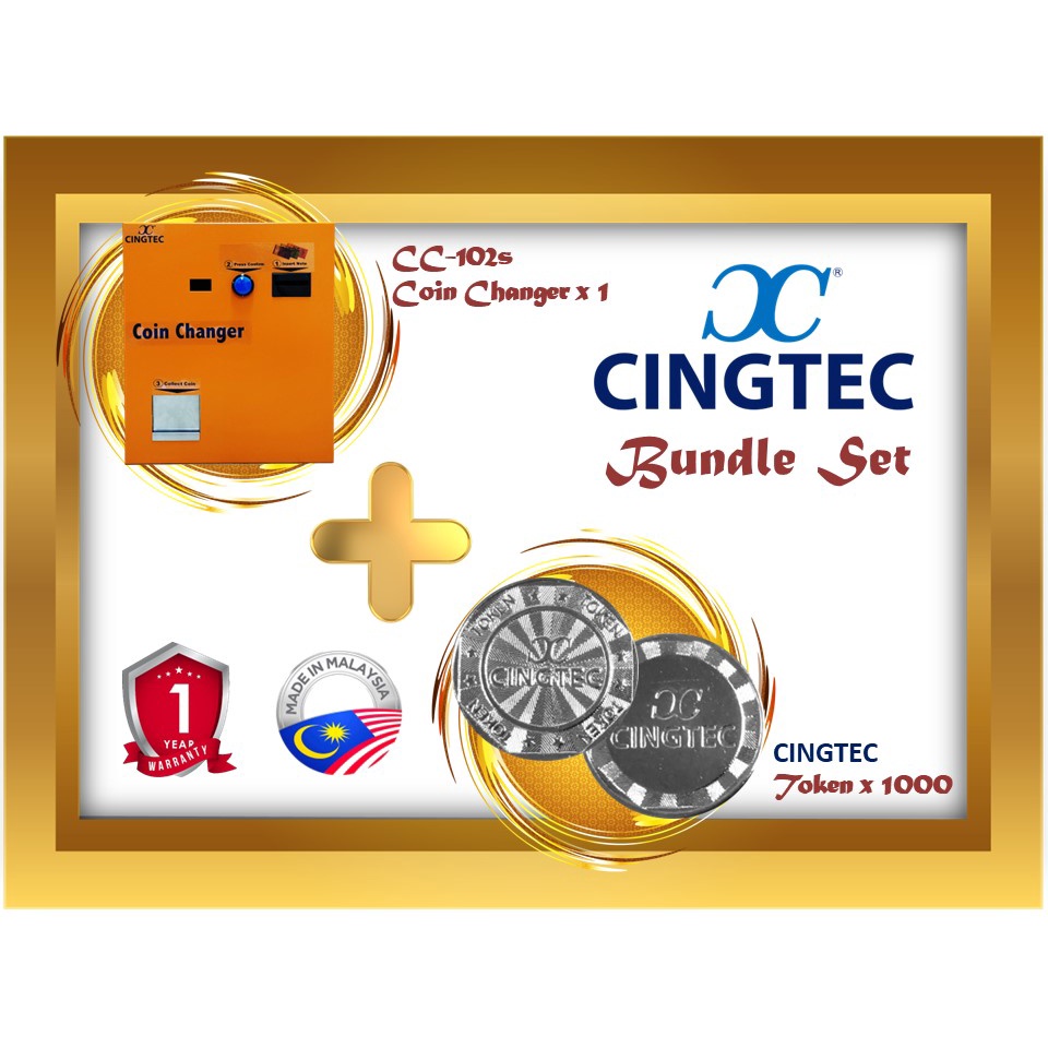 Penukar Token Dobi /Penukar Syiling Bundle Pintu Belakang Cingtec ...