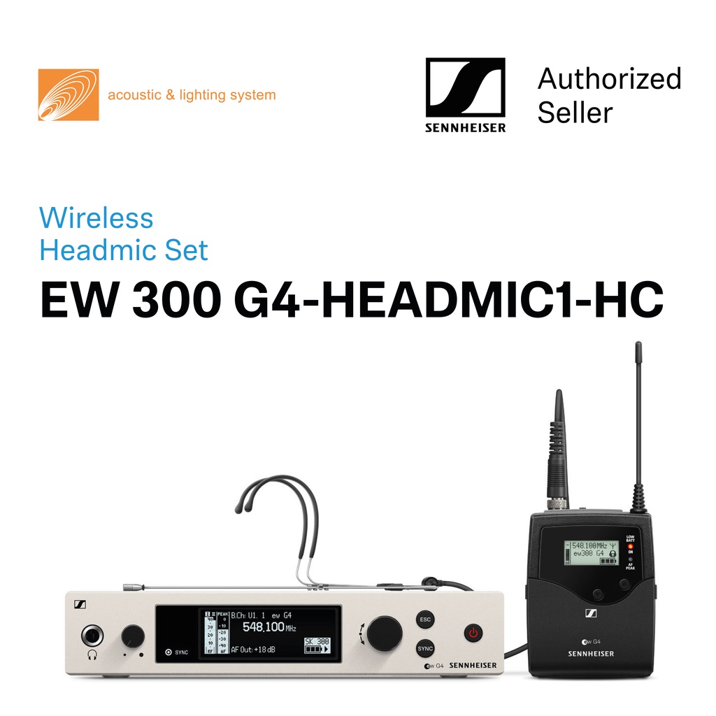 Sennheiser Wireless Headmic1 Set EW 300 RC G4 | Shopee Malaysia