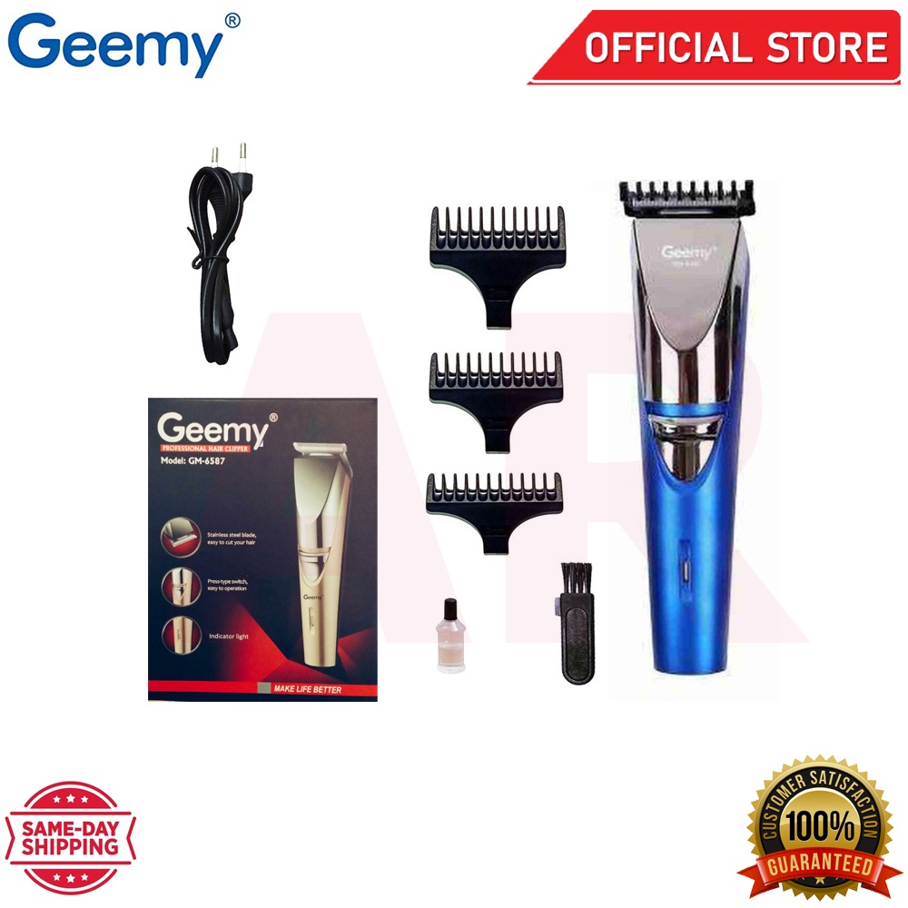 Geemy GM 6587 Hair Clipper Rechargeable Hair Trimmer Men Beard Trimmer ...