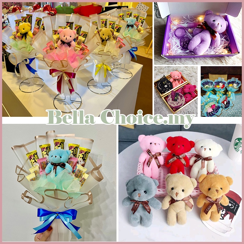 bear kecil comel murah TIKTOK Toy cute bear doll Mini Keychain cotton ...