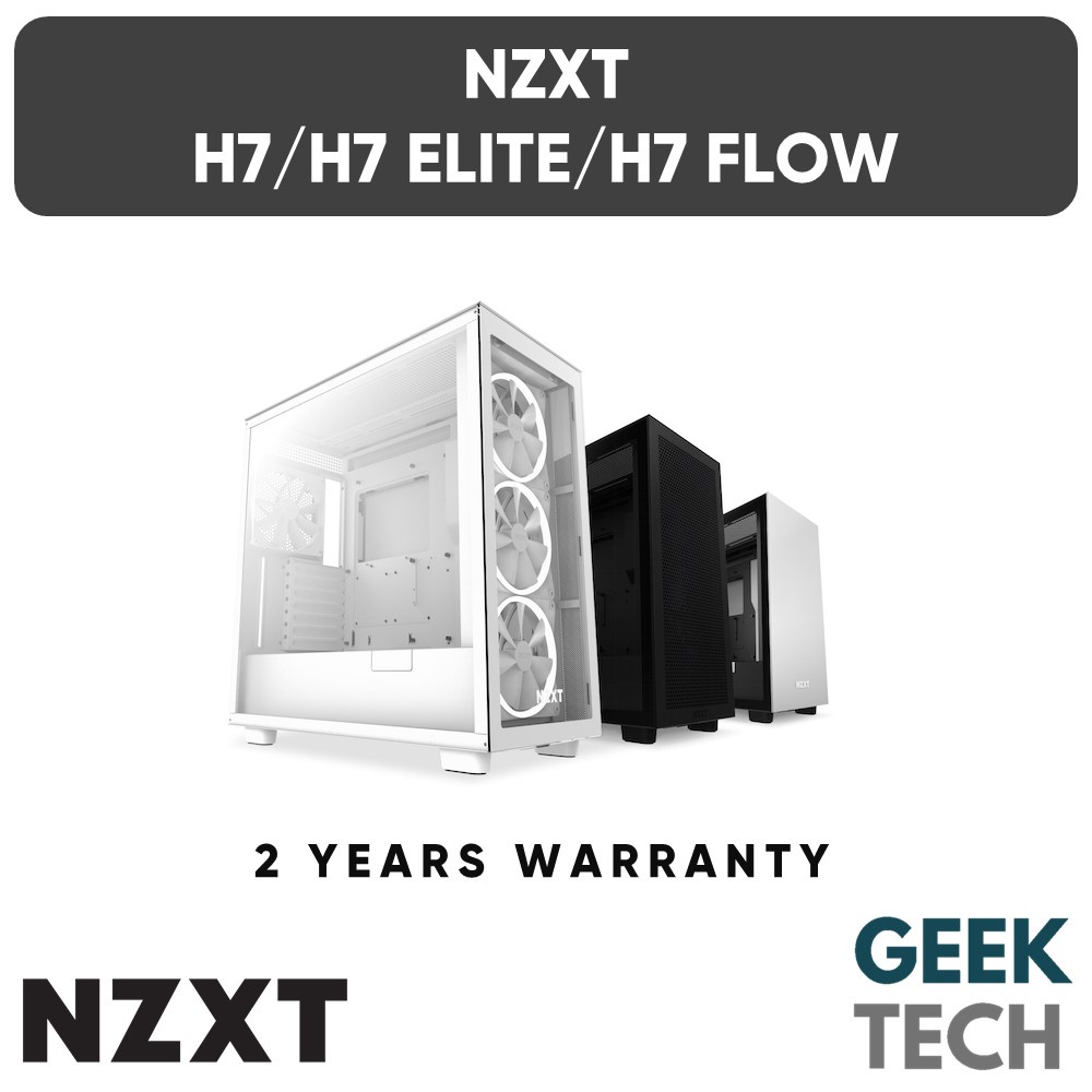 NZXT H7/H7 Flow/H7 Elite Premium Mid-Tower ATX Casing | Shopee Malaysia
