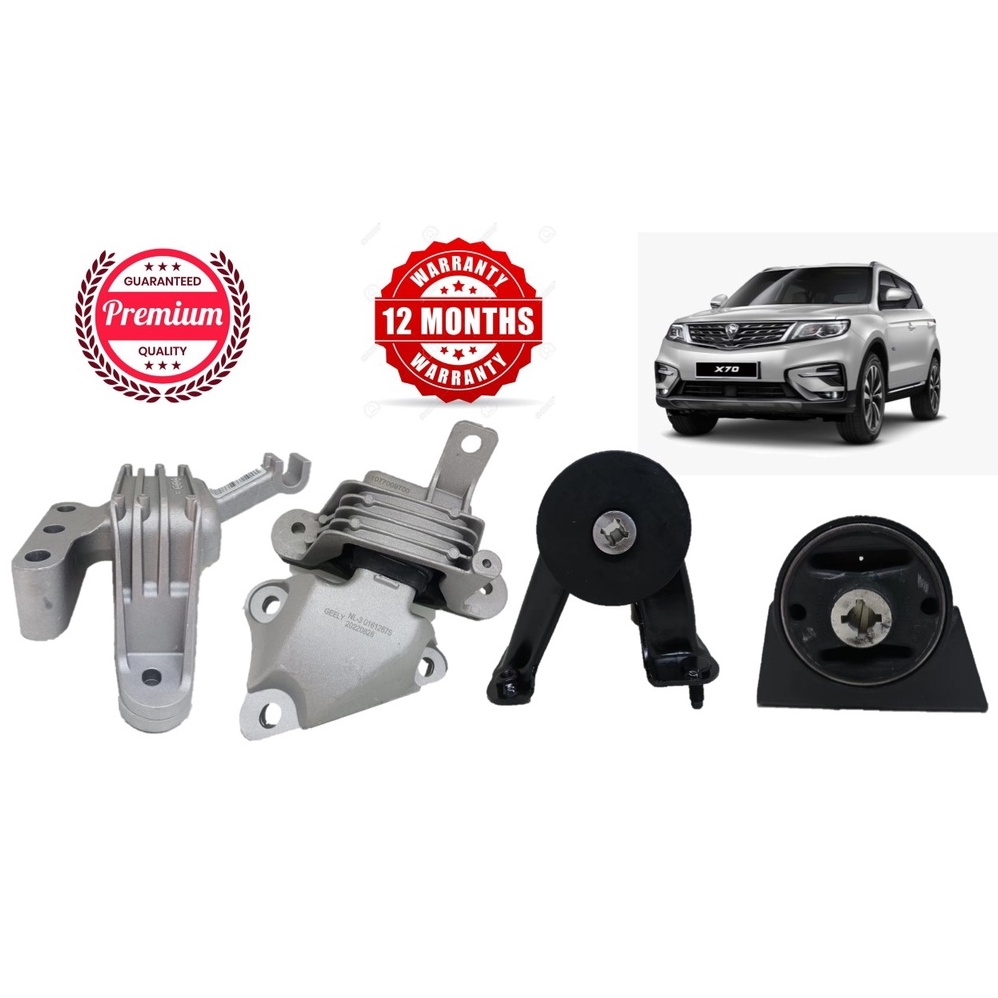 (1SET/4PCS) PROTON X70 ENGINE MOUNTING SET (PREMIUM QUALITY) | Shopee ...