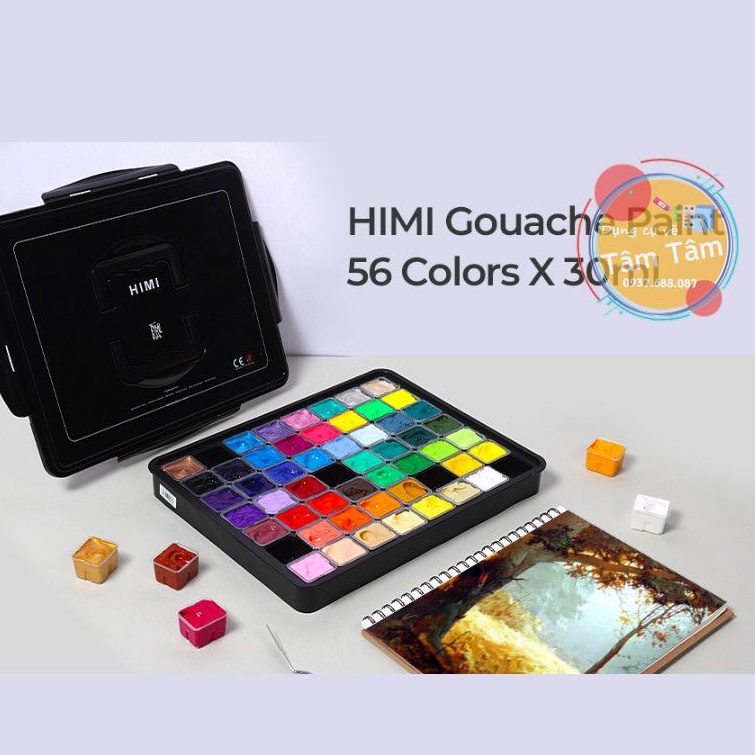 Himi jelly colors 56 colors - Set of 56 Himi colors in Black Box ...