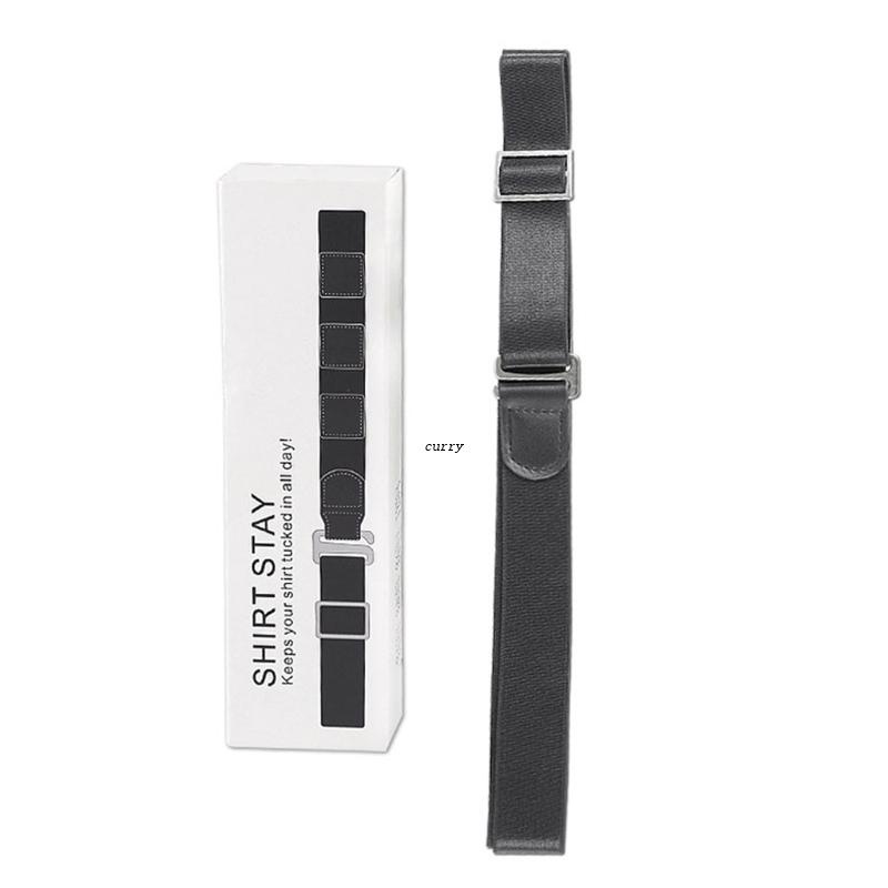 Mens Shirt Stays Military Adjustable Elastic Straps in Black Maximum ...