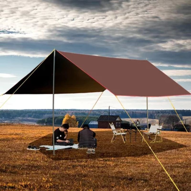 big flysheet 6x8m tent tarp outdoor awning flysheet camel tent | Shopee ...