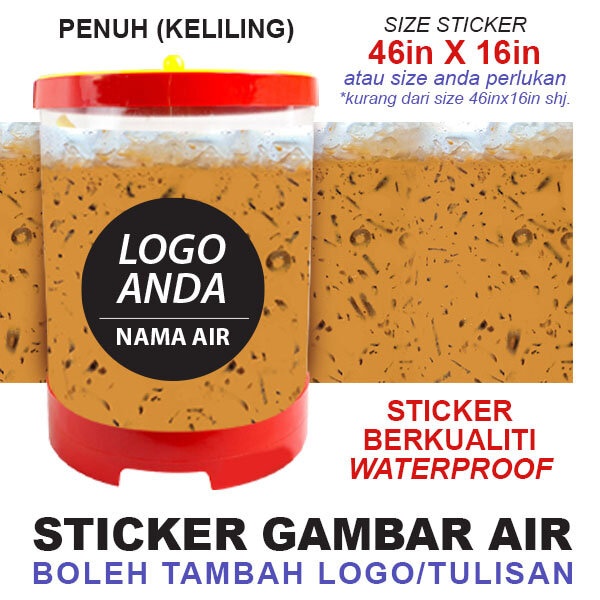 STICKER AIR BALANG BAZAR/PASAR MALAM (PENUH KELILING) | Shopee Malaysia