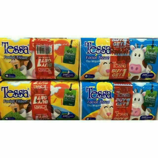 Tissue TESSA BANDED 200 Sheets | Shopee Malaysia