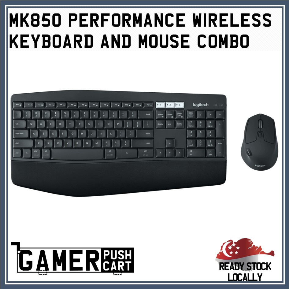 Logitech Mk850 Performance Wireless Keyboard And Mouse Combo Shopee Malaysia