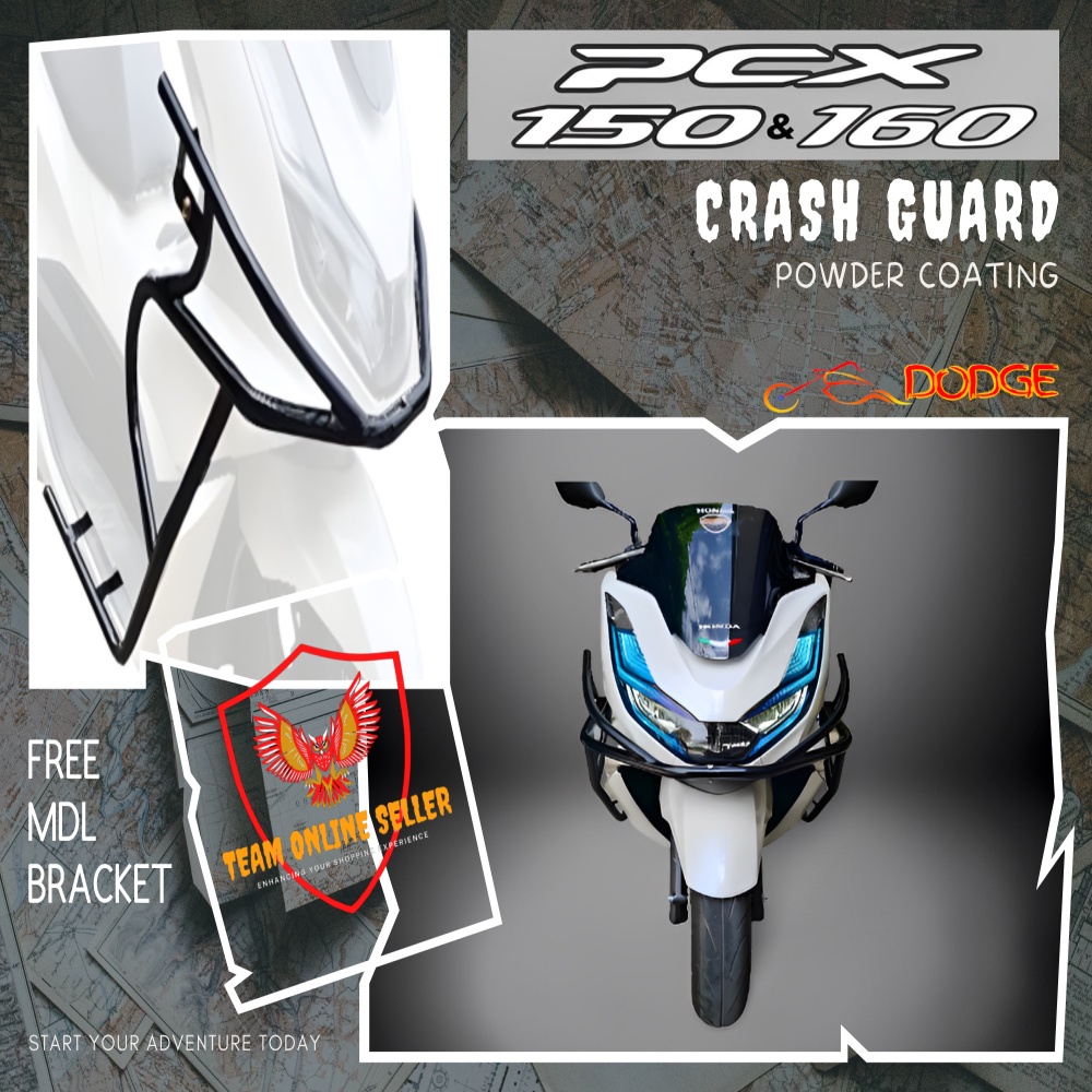HONDA PCX 150 | 160 - FULL CRASH GUARD - PHASE 1 | Shopee Malaysia