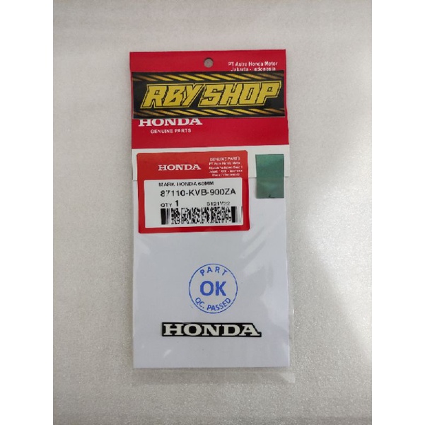 Original Honda 60 MM Honda Logo Label Sticker | Shopee Malaysia