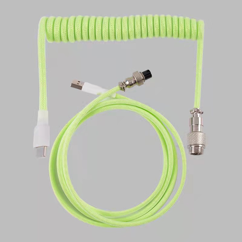 Custom Coiled Cable 3 Meter for Mechanical Keyboard USB Type A to Type ...