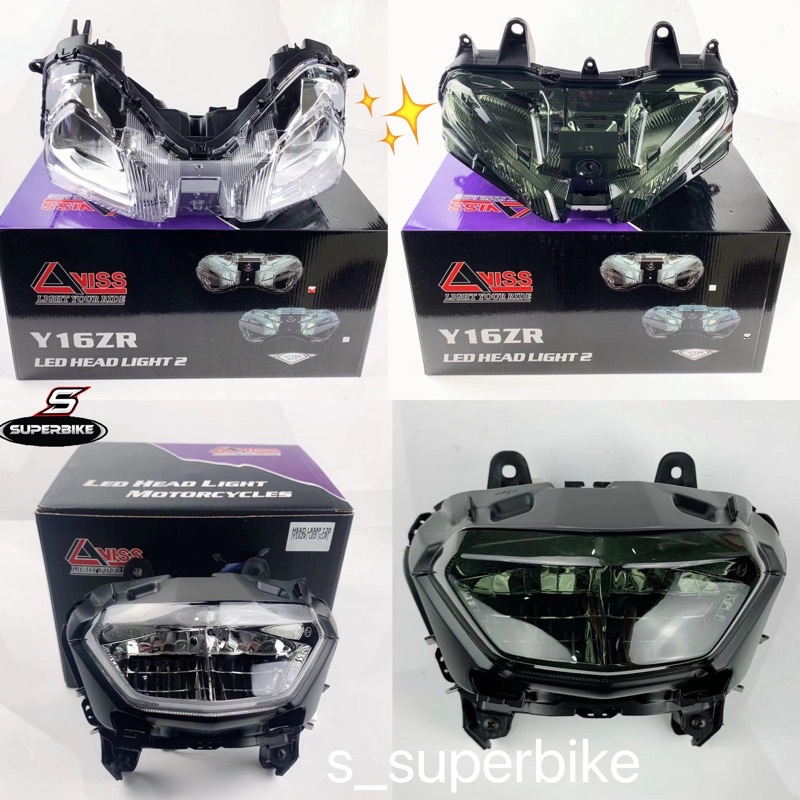 VISS YAMAHA Y16ZR V1 V2 LED MATA EYE Y16 POSITION LAMP HEAD LAMP ASSY ...