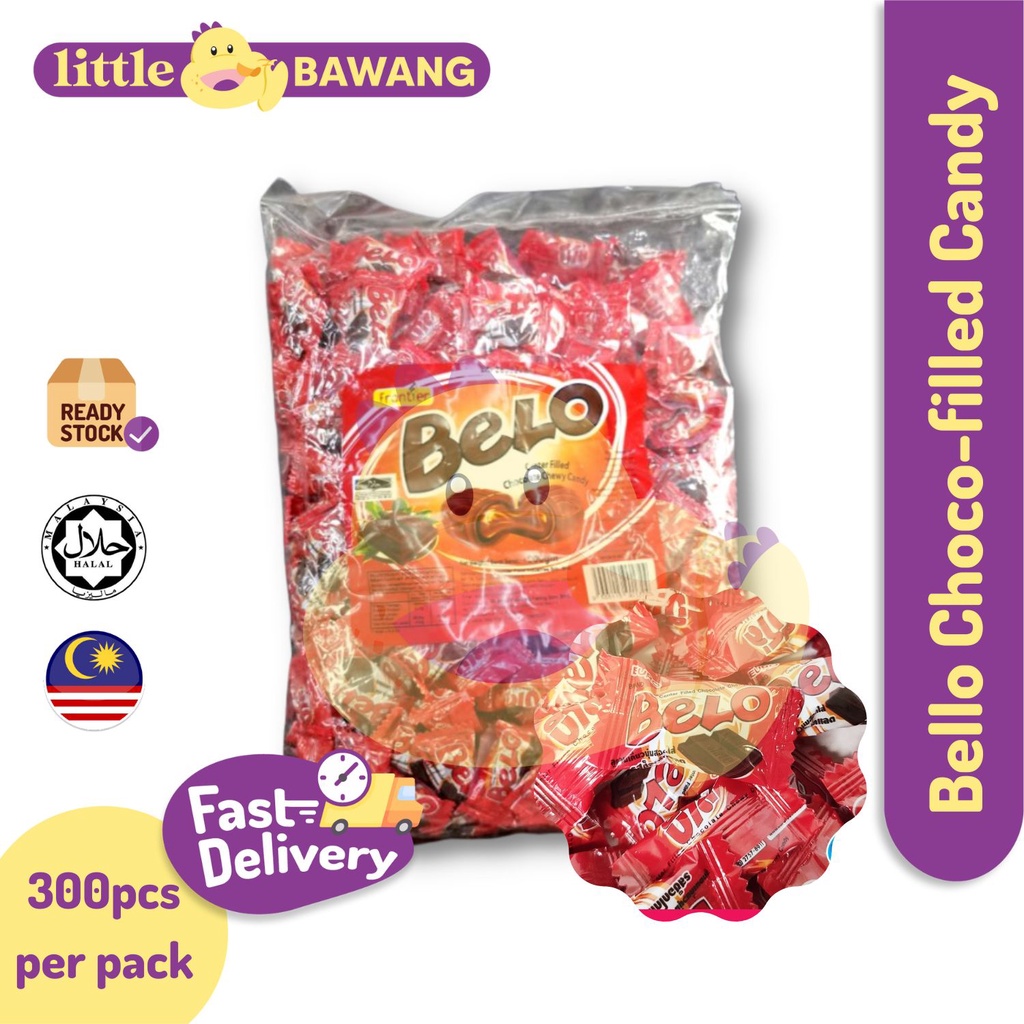 Belo Chocolate-filled Candy 300pcs per pack | Shopee Malaysia