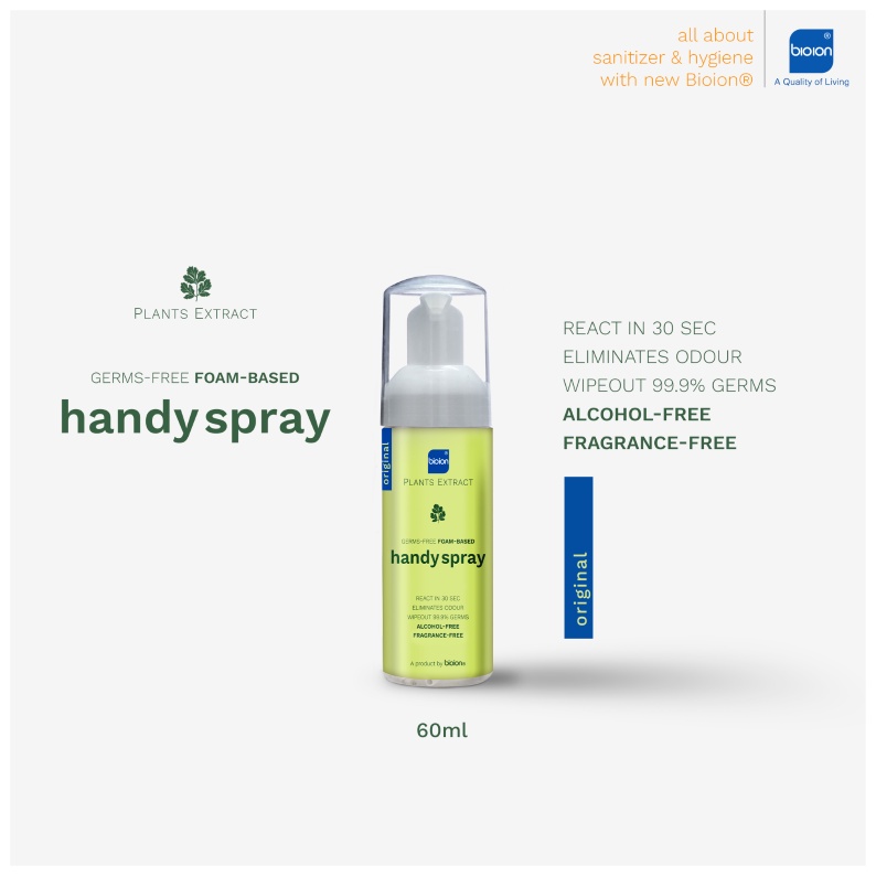 Bioion Handy Spray foam-based | Shopee Malaysia