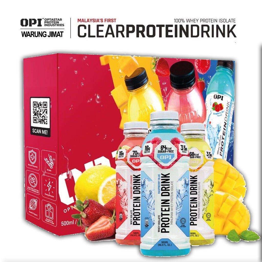 OPI Protein Whey Water HALAL Ready to Drink 500ml (loose) # ...