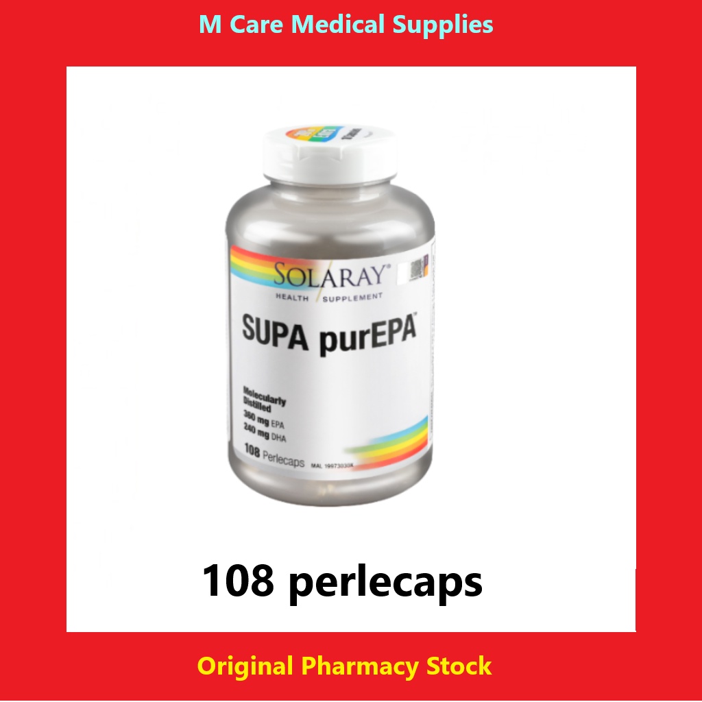 Solaray Supa purEPA Fish Oil 1200mg Omega-3 108's | Shopee Malaysia