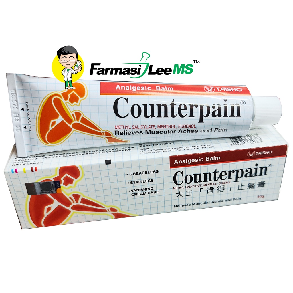 Counterpain Analgesic Balm 60g (Exp 03/2026) | Shopee Malaysia