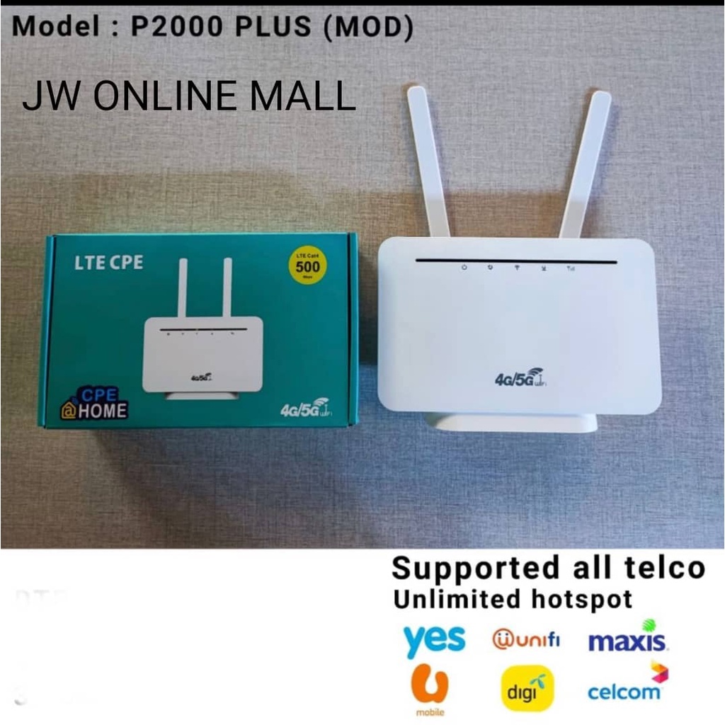 LTE 5G P2000 ROUTER [500MBPS] UNLOCKED MODIFIED MODEM /4G LTE MODIFIER ...
