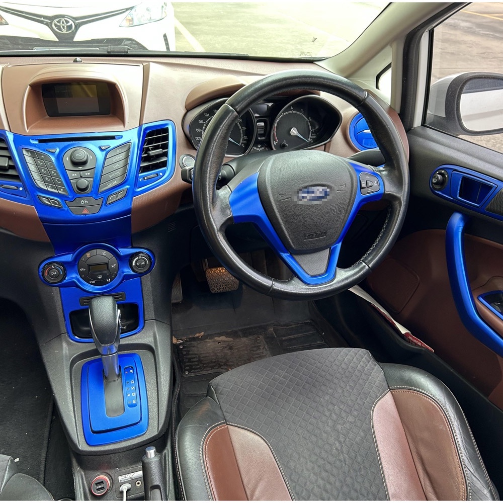 Carbon Fiber For Ford fiesta 2009-2015 Car Film Interior Stickers ...