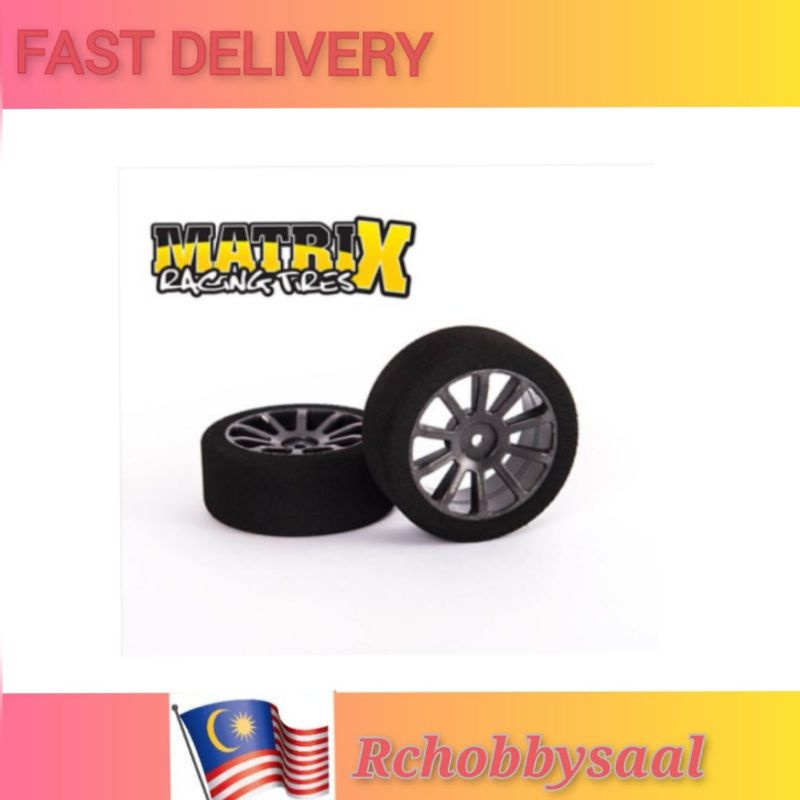 Matrix Foam Tyre For RC 1/10 TOURING CAR Wltoys 👉👉👉💪HSP Tamiya Sakura ...
