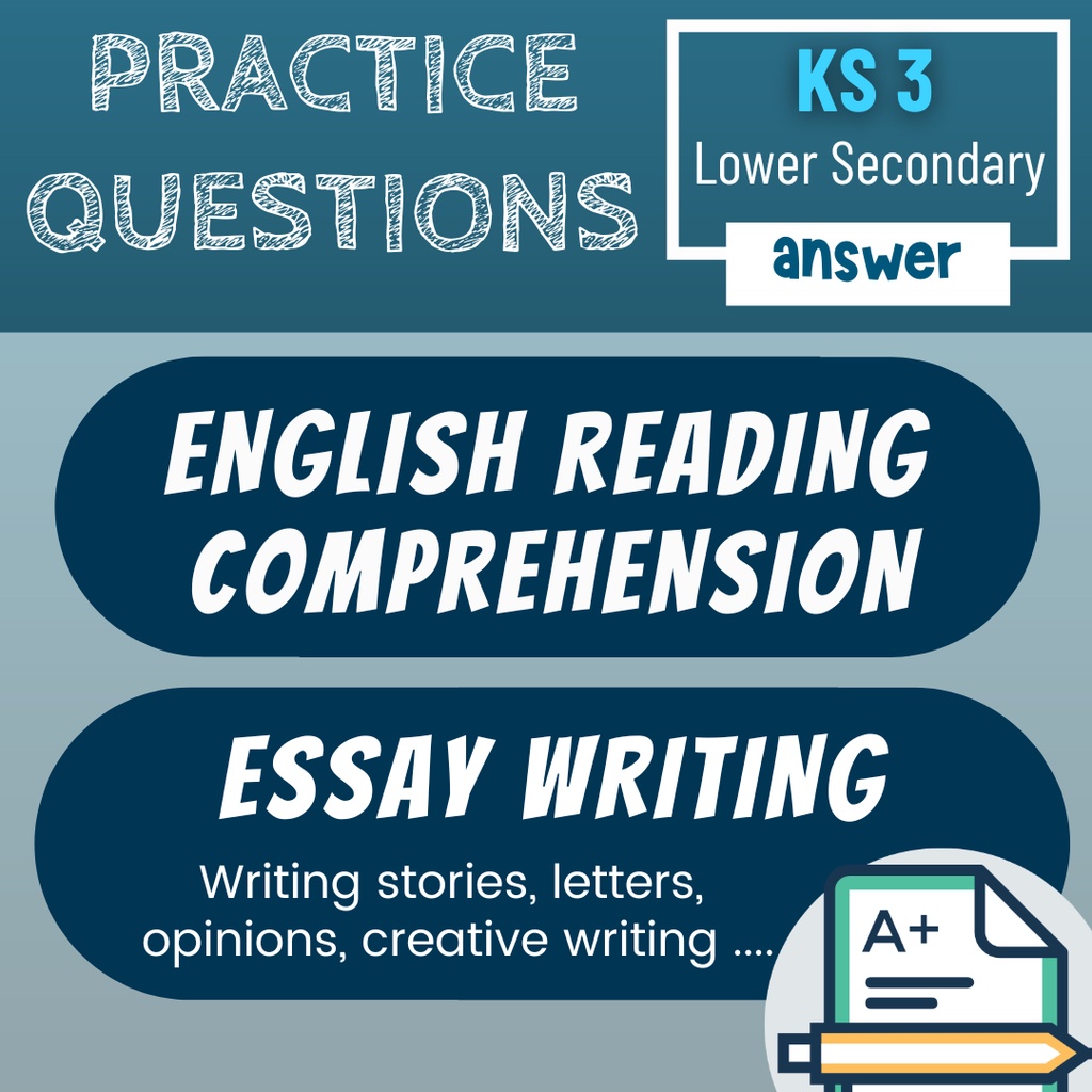 K6 KS3 English Reading Comprehension | English Essay Writing + Answer ...