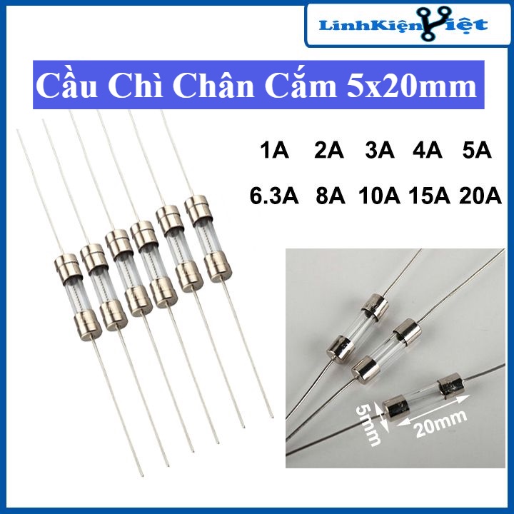 5x20mm 250V Pin Fuse, Pipe Fuse With 1A / 2A / 3A / 4A / 5A / 6.3A / 8A ...