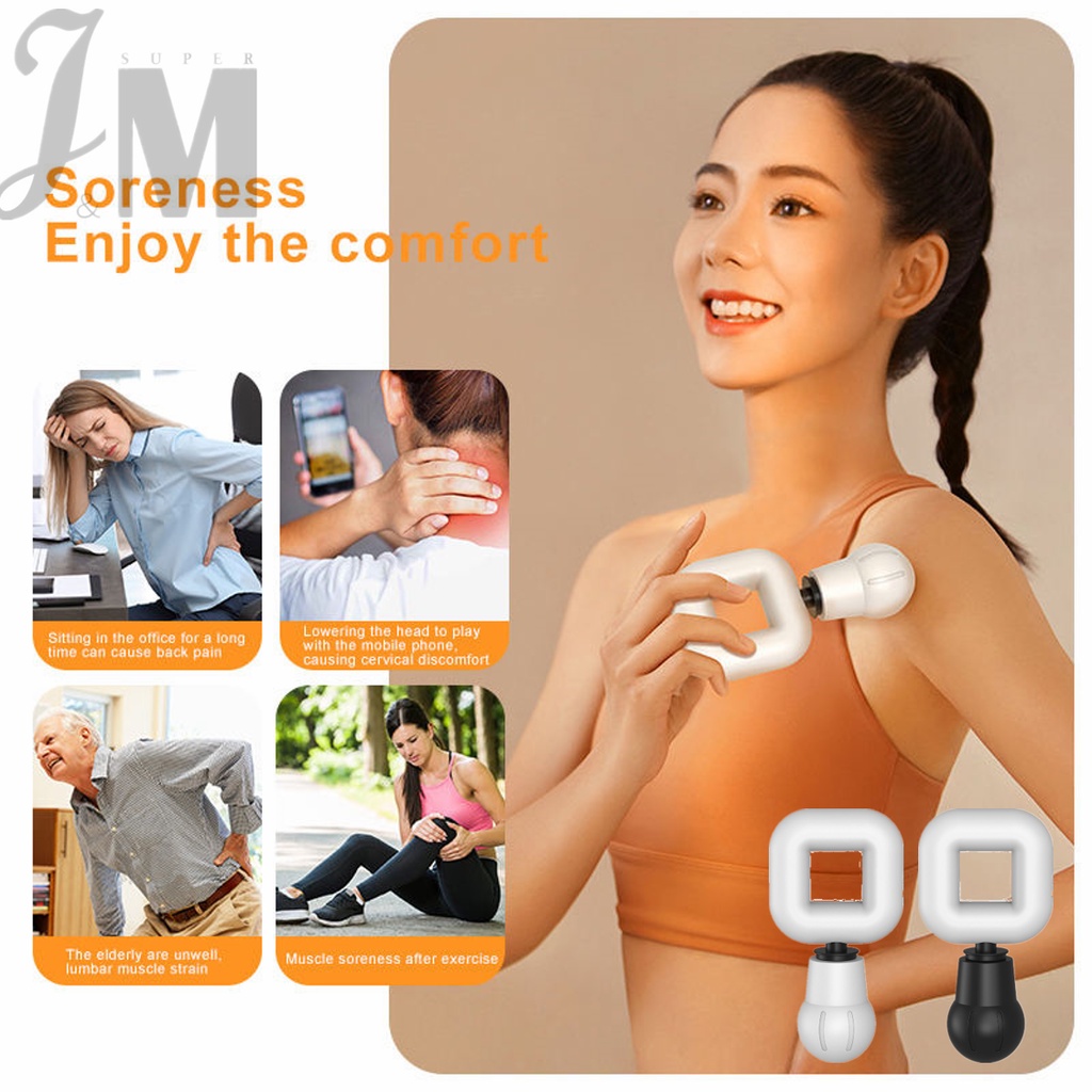 Mini Massage Gun Mini Fascia Pistol Muscle Relaxation Slimming Body ...