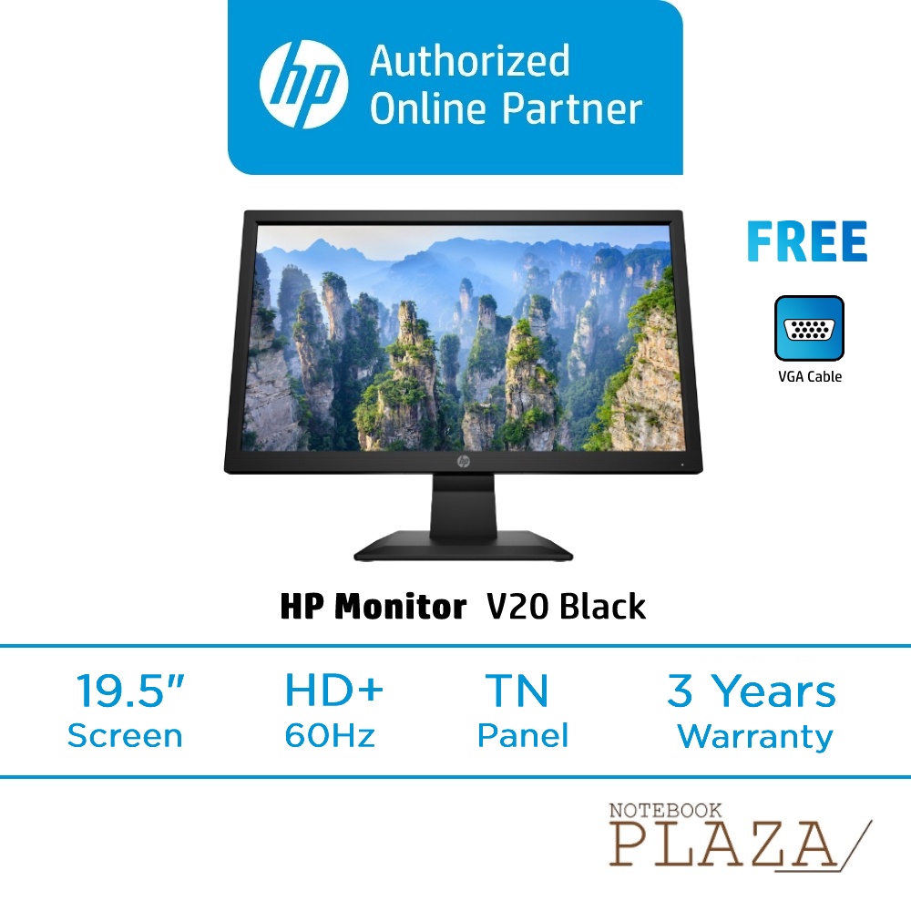 HP V20 HD+ Monitor (19.5'') | Shopee Malaysia