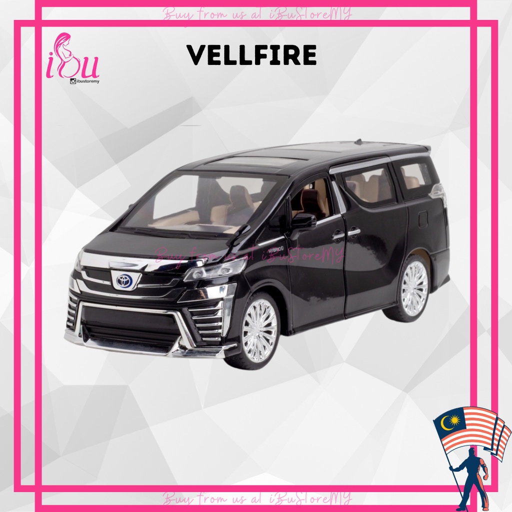 Toyota Alphard Vellfire Velfire 1:24 Scale Diecast Model Die Cast ...