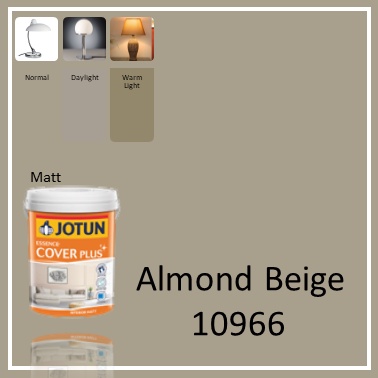 Jotun Paint 1L Essence Cover Plus Matt - 10966 Almond Beige / wall ...
