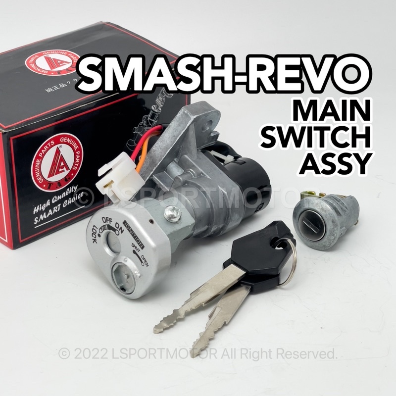 SUZUKI SMASH-REVO MAIN SWITCH ASSY (TAG) IGNITION SWITCH KEY LOCK ...