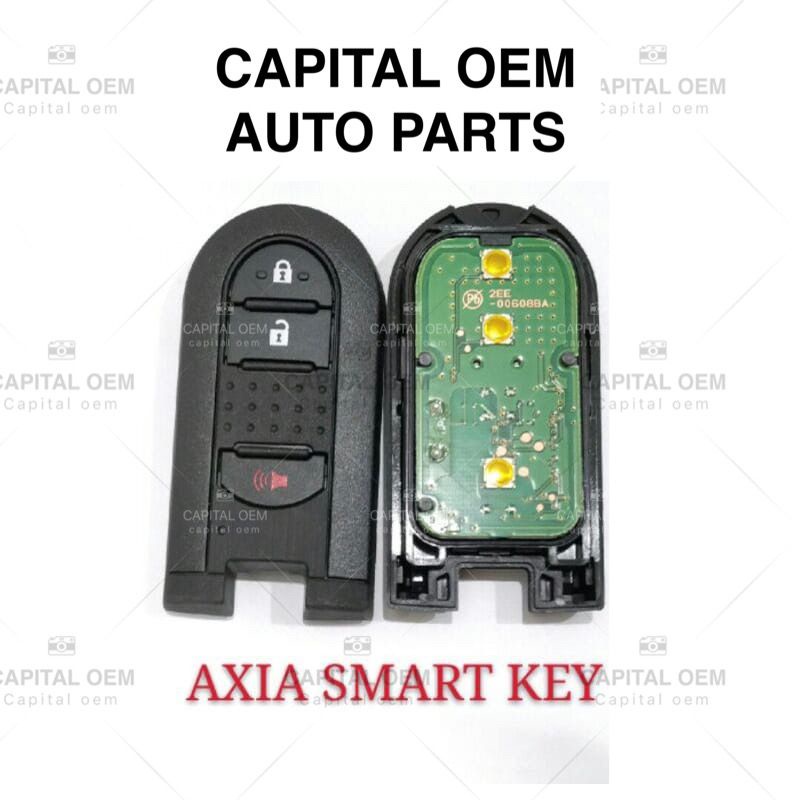GENUINE Perodua Myvi18/Axia/ Aruz/ Bezza REMOTE Smart Key 4 Button ...