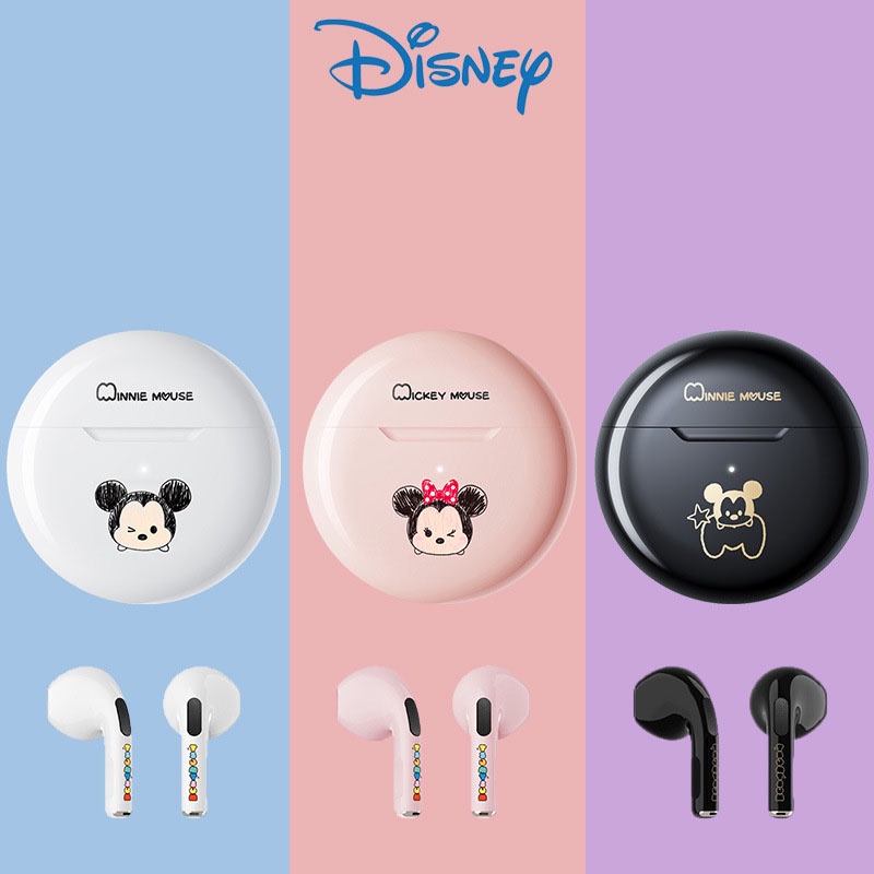 Disney Headphone Wireless Bluetooth Earphone Cartoon Mickey Minnie ...