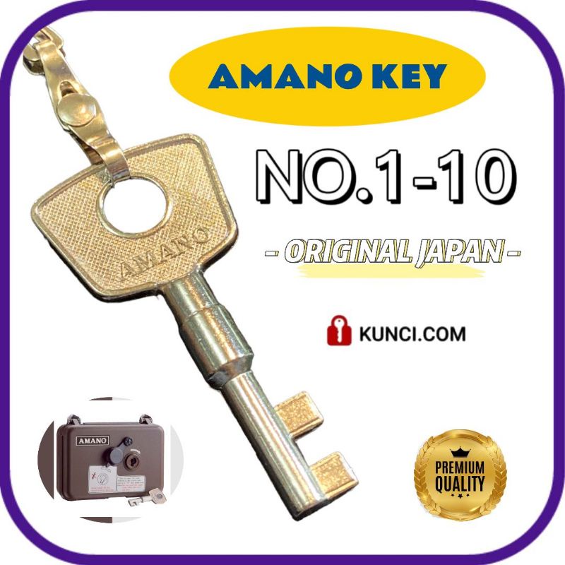 AMANO JAPAN KEY Master And No1 to 10 | Shopee Malaysia
