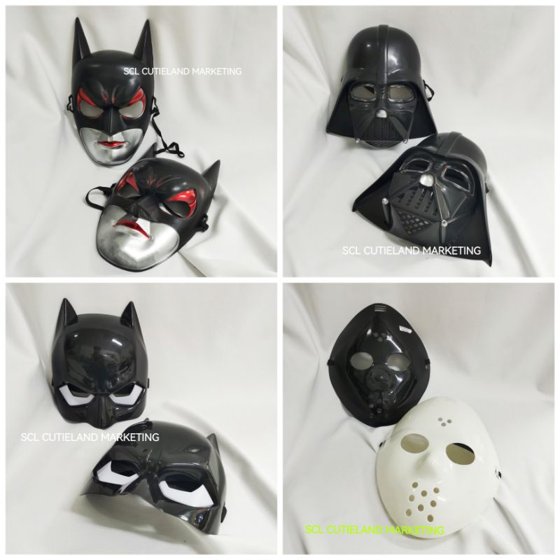 MASK - Halloween Face Mask Jason Voorhees Mask Batman Mask Star Wars ...