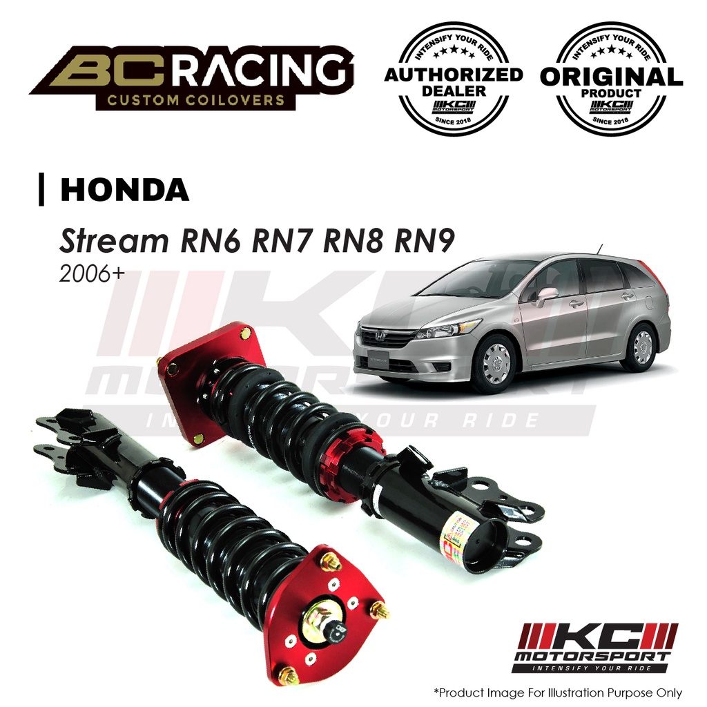 Honda Stream RN6 RN7 RN8 RN9 2006+ - BC Racing V1 Fully Adjustable Suspension / Coilover ...