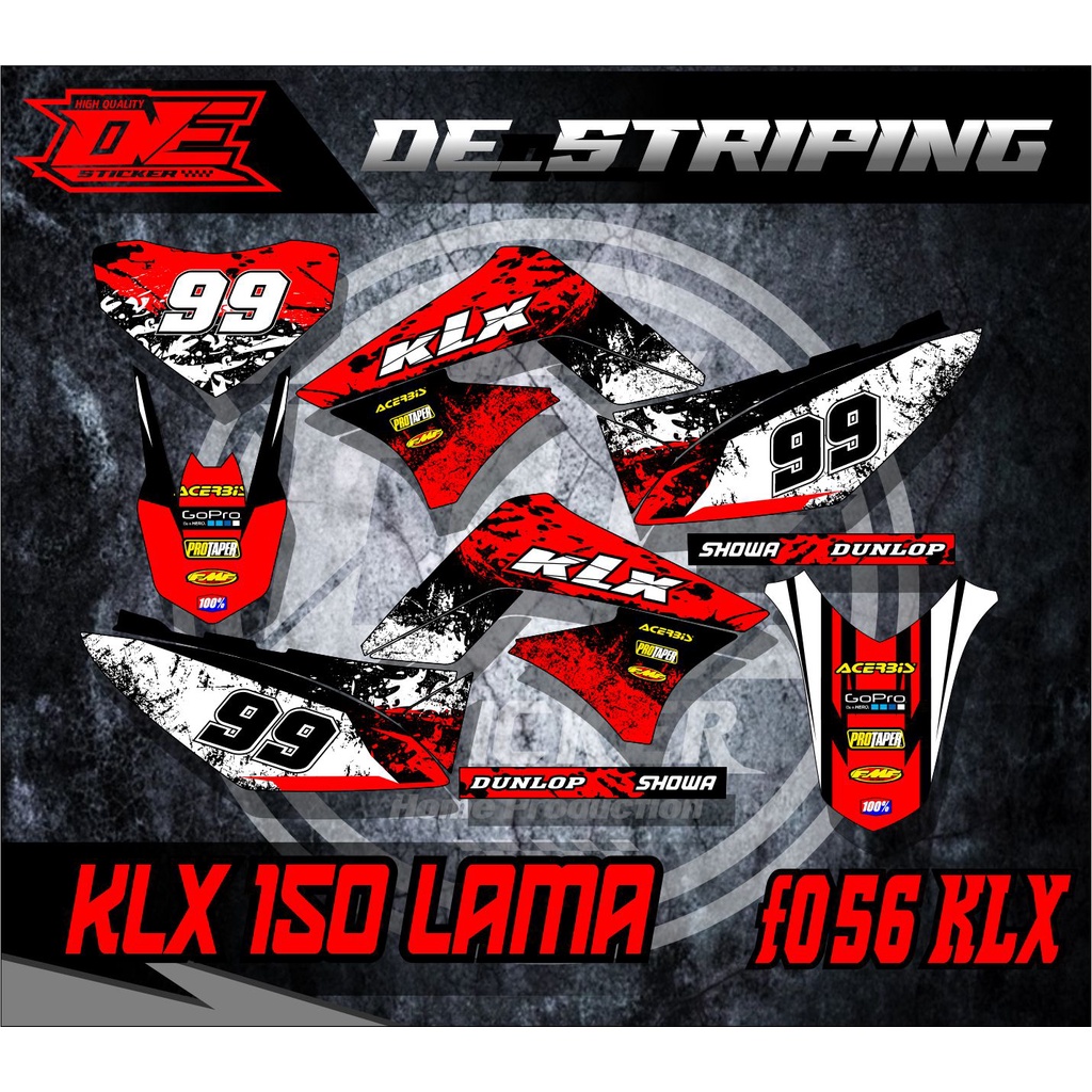 Old KLX STRIPING Sticker OLD KLX 150 OLD f056 | Shopee Malaysia
