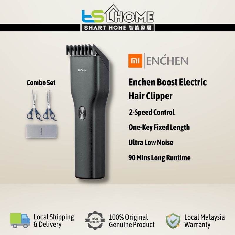 ENCHEN Boost Electric Hair Clipper Rechargeable Children Adult Easy Use ...