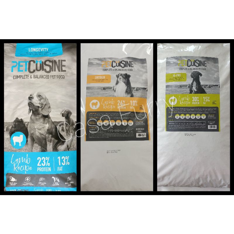 Pet Cuisine Longevity, Sustain & Hi-Pro Dog Food 20kg | Shopee Malaysia