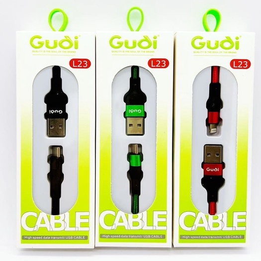 Gudi's new three-color fast USB cable | Shopee Malaysia