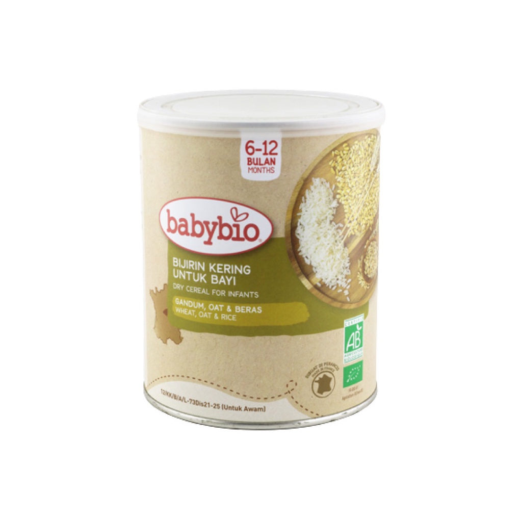 BABYBIO Wheat Oat Rice Cereal (220g) | Shopee Malaysia