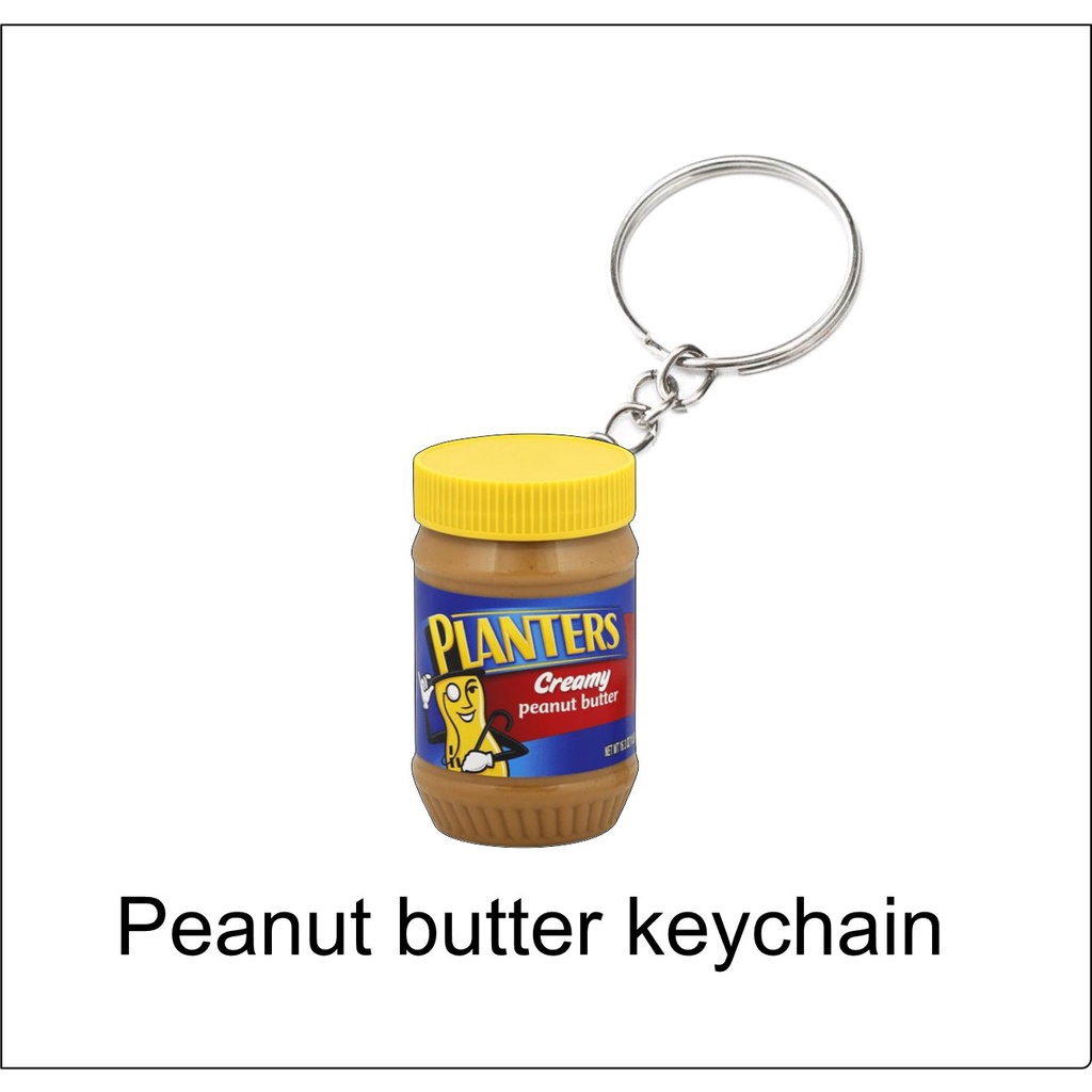 Planters creamy peanut butter keychain 2d peanutbutter | Shopee Malaysia