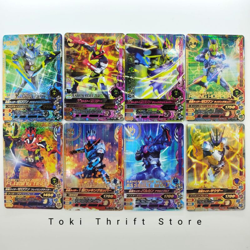 Ganbarizing Card Zero One Rider Super Rare (SR) | Shopee Malaysia