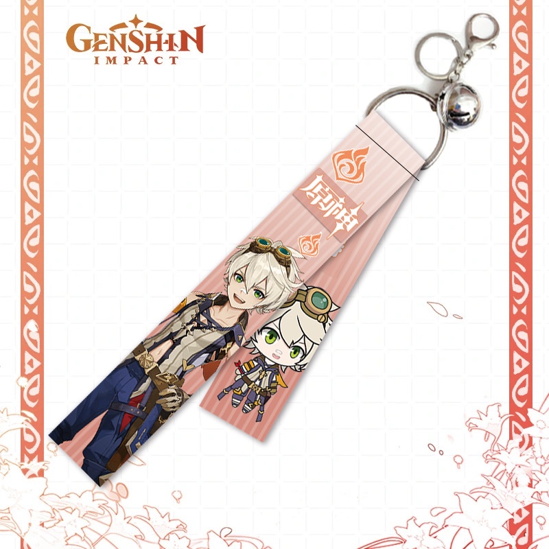 Genshin impact Keychain Mavuika Ribbon keychain Citlali bag pendant ...