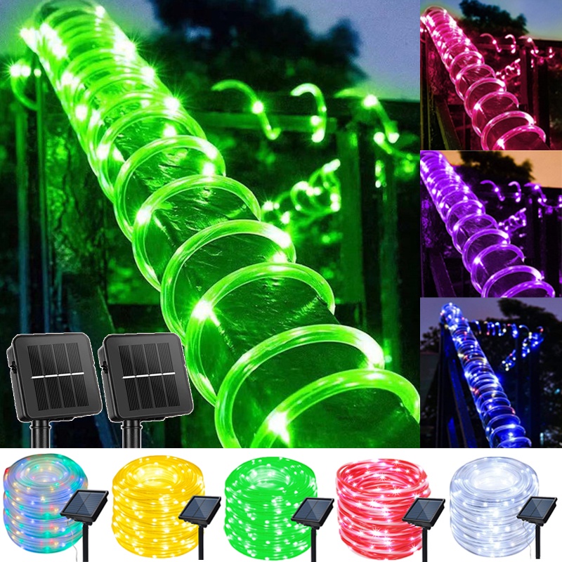 32M/22M lampu Raya solar light outdoor lighting LED Fairy String Lights ...