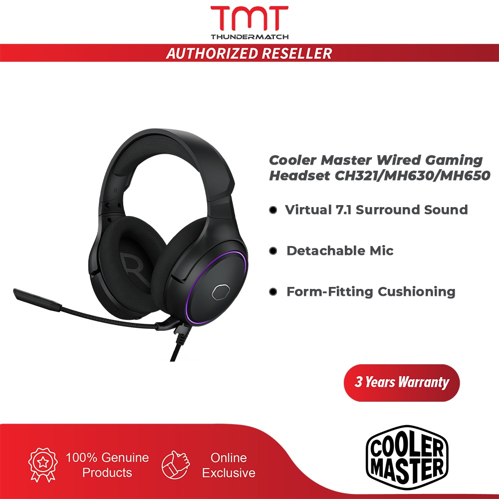 Cooler Master CH321 / MH630 / MH650 Wired Gaming Headset | Shopee Malaysia