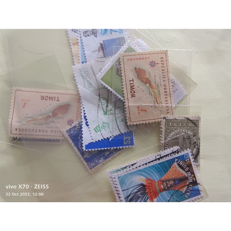 very rare county stamps and some Brunei and Papua stamps sold ...